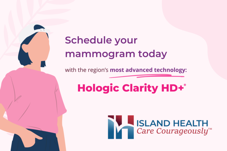 Schedule your mammogram online - IslandHealth.org