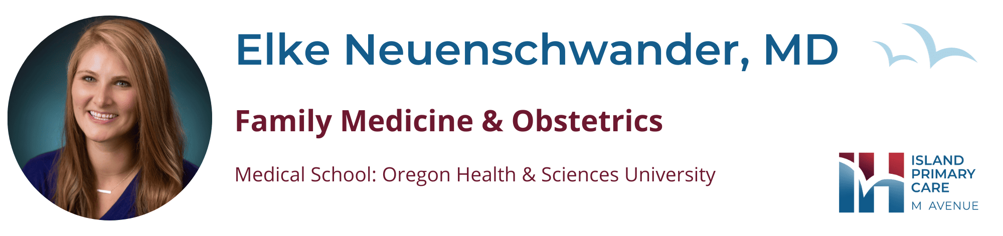 New Family Medicine Provider: Elke Neuenschwander, MD - IslandHealth.org